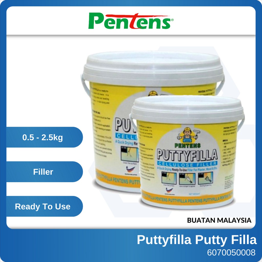 PENTENS Puttyfilla Putty Filla Filler Dinding | Shopee Malaysia