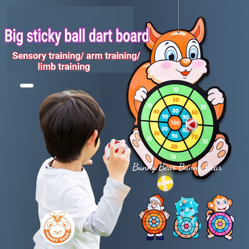 Kids Dart Ball Game Sticky Ball Throwing Ball Indoor Sport Boy Girl ...