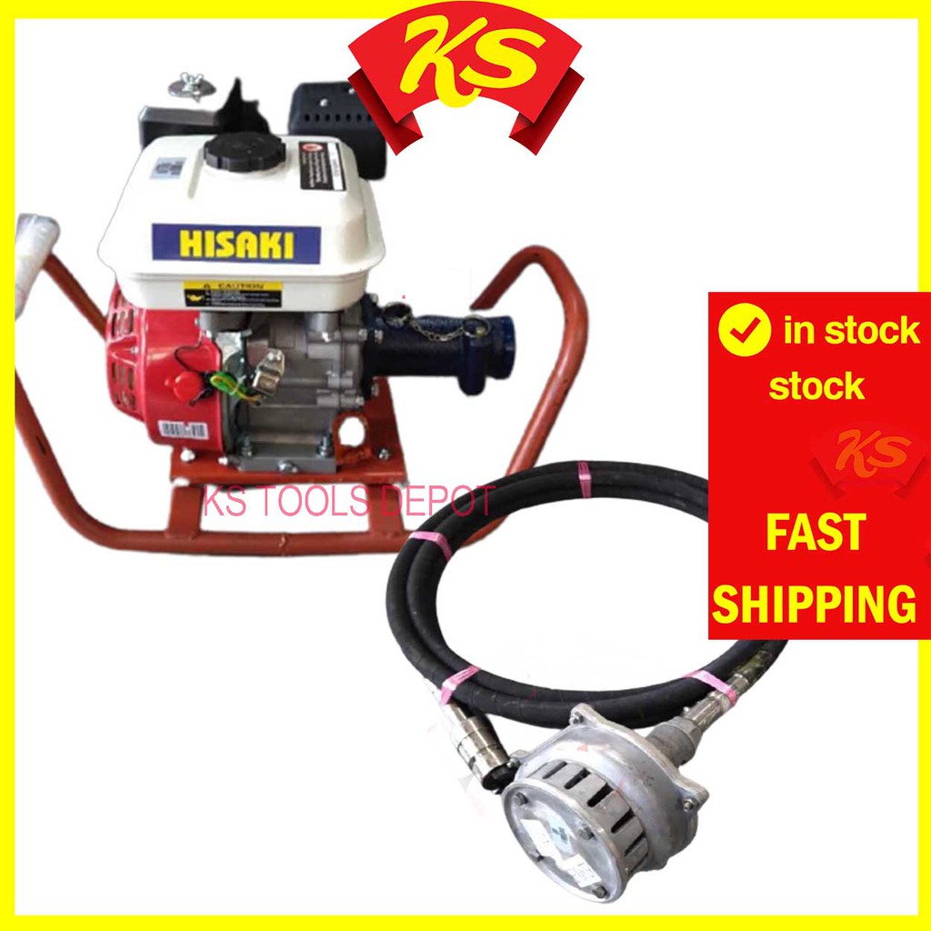 Hisaki Gasoline Engine WATER PUMP / Concrete Vibrator HG170 with 5 ...