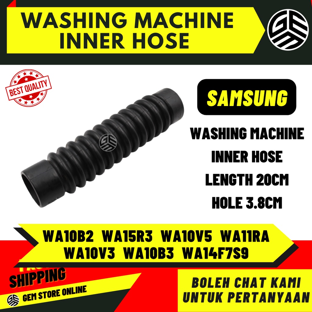 SAMSUNG Washing Machine Inner Hose / Hose Dalam Mesin Basuh / WA10B2 ...