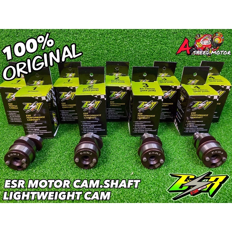 💯 100% ORIGINAL ESR MOTOR LIGHT WEIGHT CAMSHAFT ESR1 ESR2 ESR3 ESR4 CAM ...