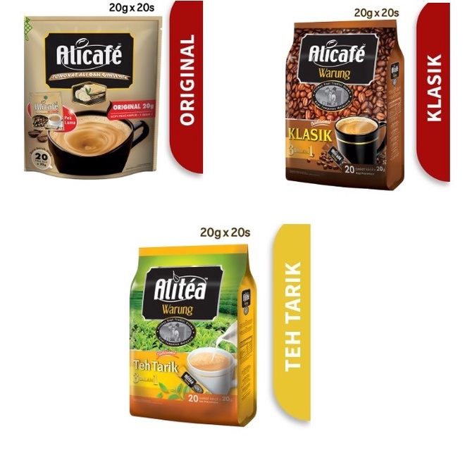 Alicafe Series Alicafe Tongkat Ali & Ginseng Original/Alicafe Warung 3 ...