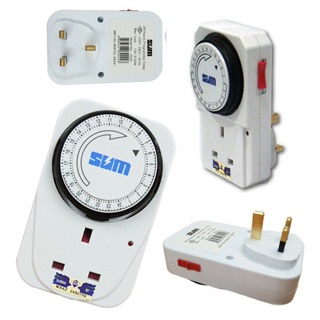 Sum 24 Hours Analog Programmer Timer 3pin Plug In Timer | Shopee Malaysia