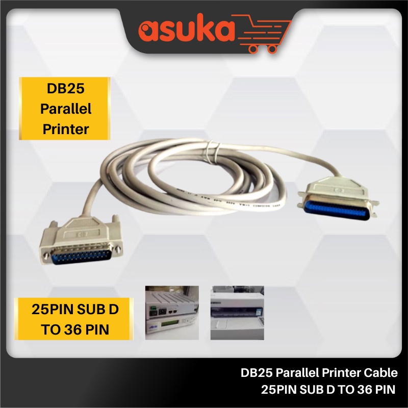 High Quality DB25 Parallel Printer Cable 25PIN SUB D TO 36 PIN ...