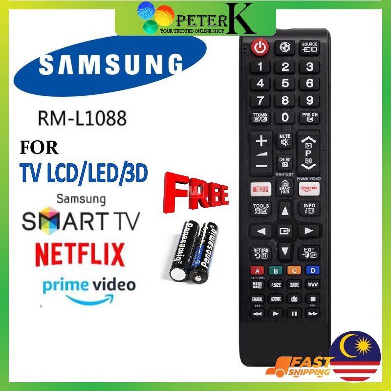 SAMSUNG LED /LCD /PLASMA TV REMOTE CONTROL | Shopee Malaysia