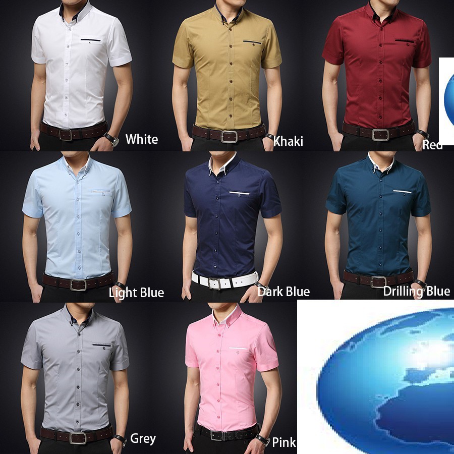Baju Kemeja Lelaki Kasual Pejabat M~5xl Popular Men Shirt Tt485rt Shopee Malaysia