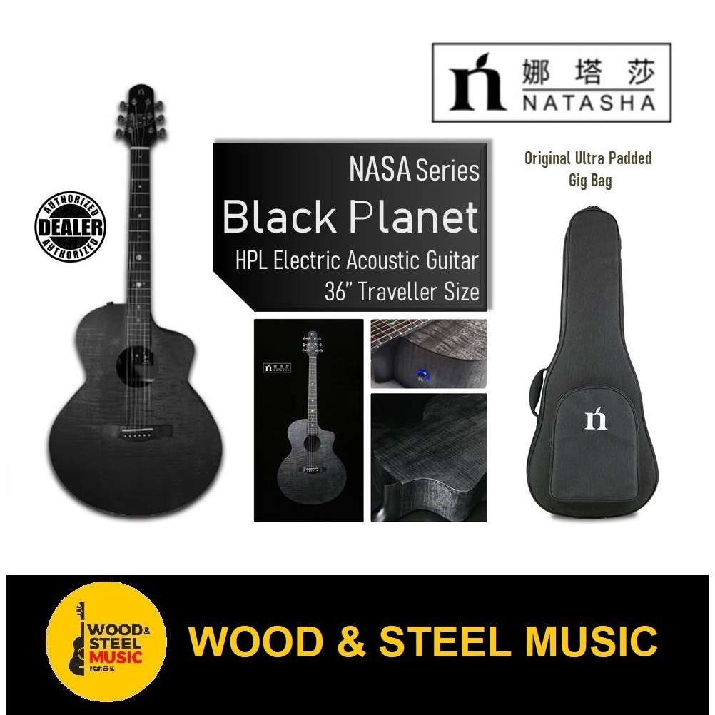 PROMO KHAS PUNCAK CUCI GUDANG !Natasha Black Planet 36" Semi Acoustic ...