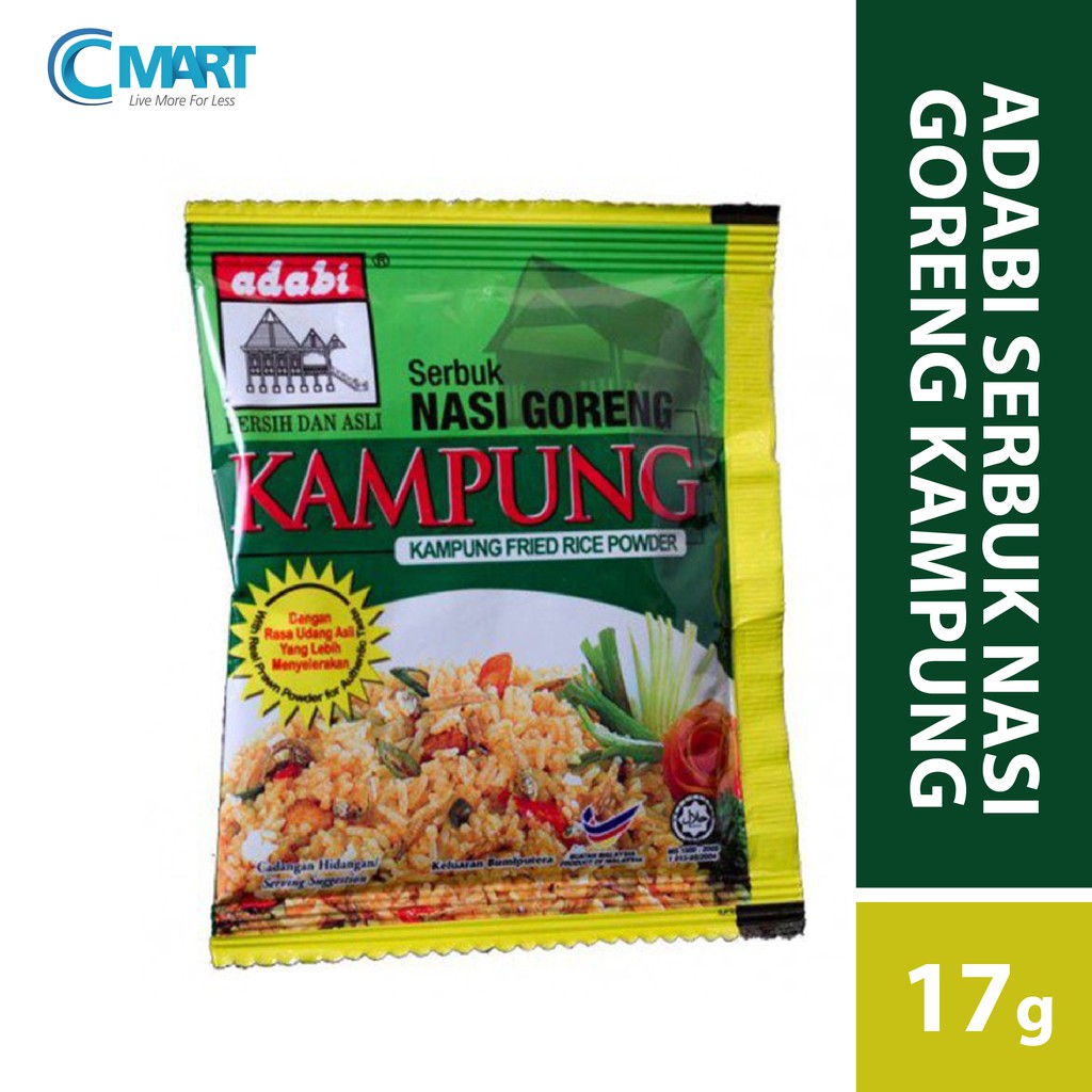 Adabi Serbuk Nasi Goreng Kampung 17GM | Shopee Malaysia