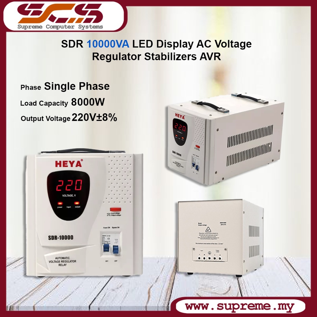10KVA Relay Type Full Automatic AC Voltage Regulator/Voltage ...