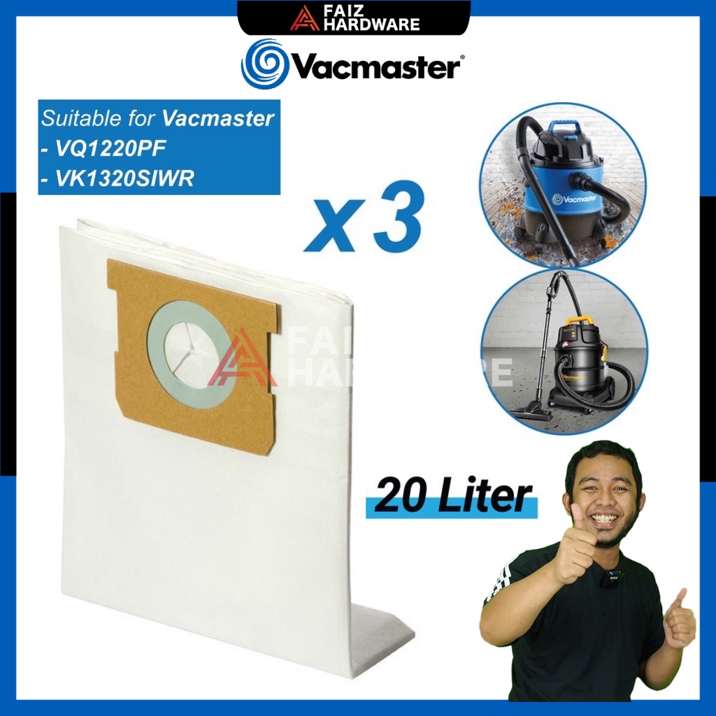 [VACMASTER SPAREPART] VACUUM CLEANER DUST COLLECTION BAG | Shopee Malaysia