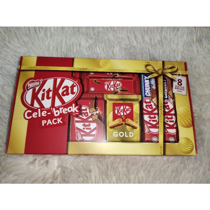 Kitkat Cele Break-Pack 8 Festive Breaks Inside | Shopee Malaysia