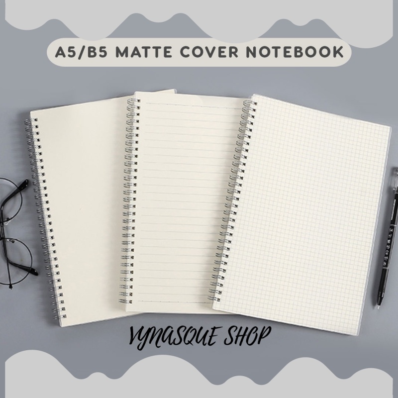 Buku Nota Pelbagai Jenis - A5/B5 Notebook Clear Frosted Spiral Coil ... Buku Nota Pelbagai Jenis - A5/B5 Notebook Clear Frosted Spiral Coil ...