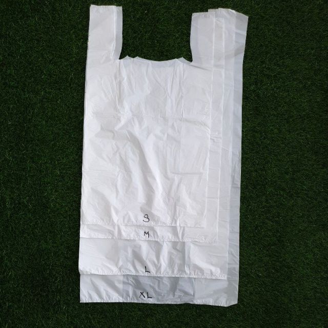 Plastic Bag Putih / T-Shirt Bag / White Singlet Bag / Laundry Bag ...