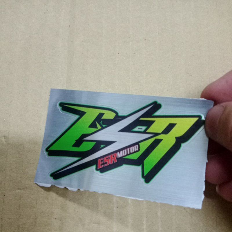 ESR MOTOR Limited Edition Brush Metal Effect Sticker | Shopee Malaysia