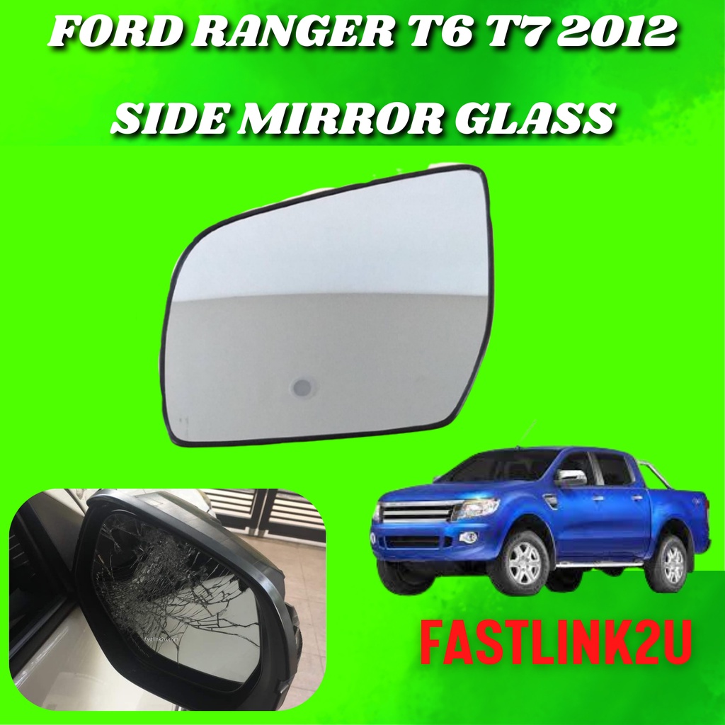 ORIGINAL FORD RANGER T6 T7 2012 - 2018 SIDE MIRROR GLASS CERMIN SISI ...