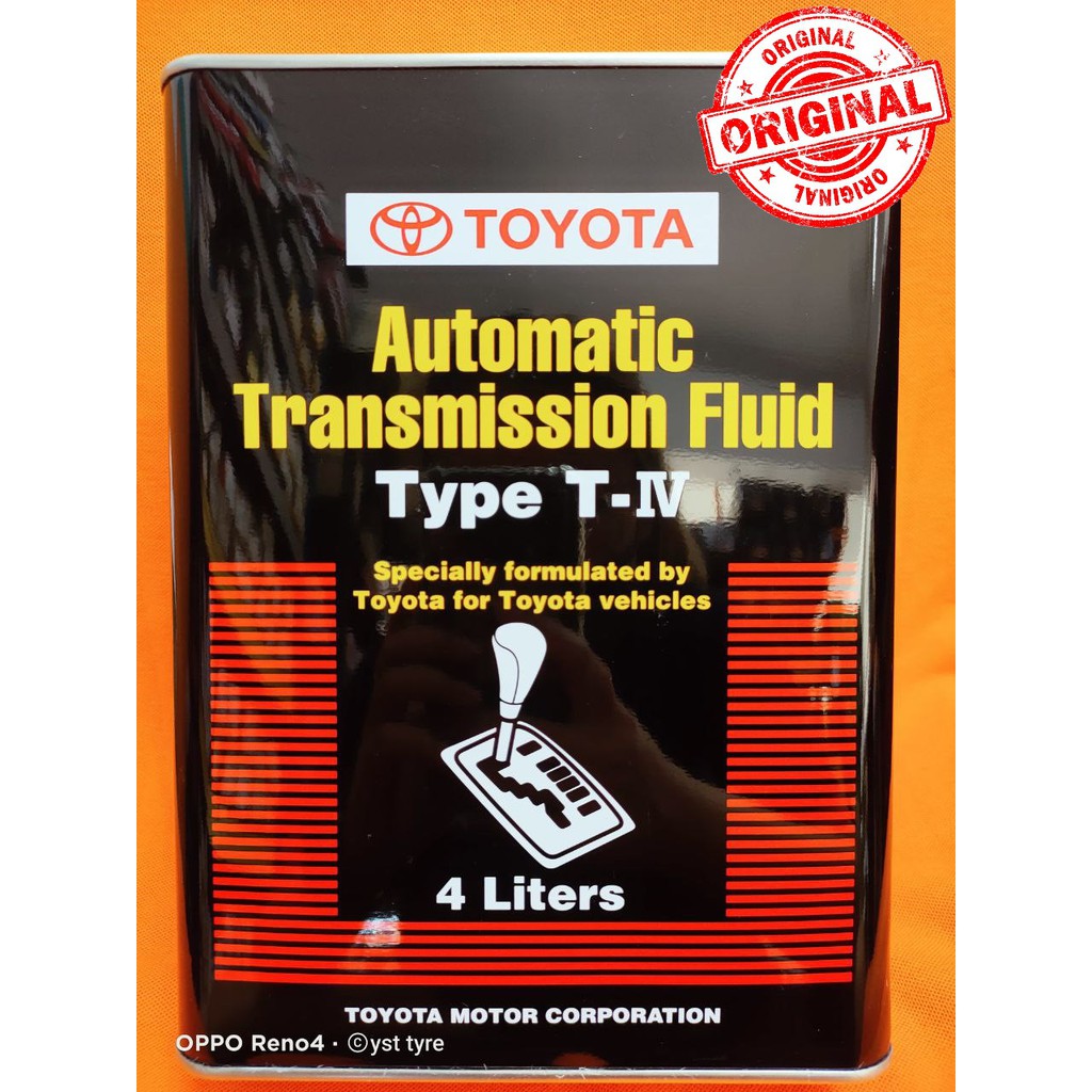 TOYOTA ATF Type T - IV (4 Liters) | Shopee Malaysia