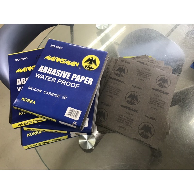 MARKSMAN / TAIYO ABRASIVE SAND PAPER WATER PROOF( KERTAS PASIR ...