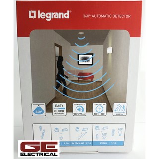LEGRAND Motion Sensor 360 degree PIR Technology | Shopee Malaysia
