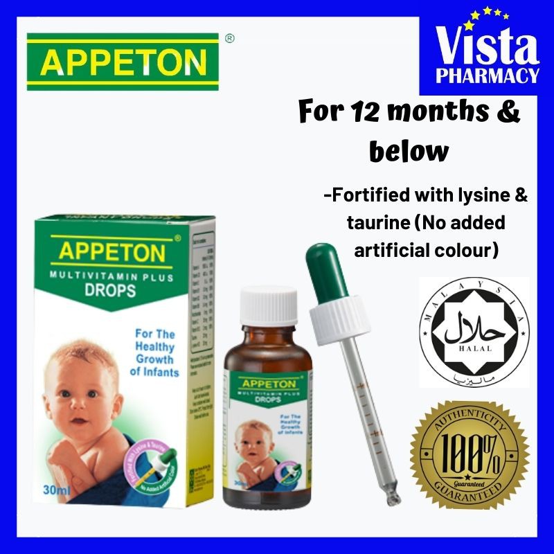 Appeton Multivitamin Plus Drops 30ml | Shopee Malaysia