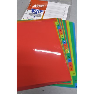 ASTAR INDEX DIVIDER A-Z (PVC) | Shopee Malaysia