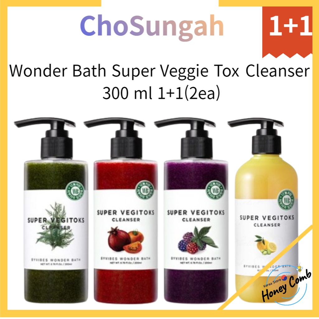 [ChoSungah]Wonder Bath Super Veggie Tox Cleanser 300 ml 1+1/2ea ...