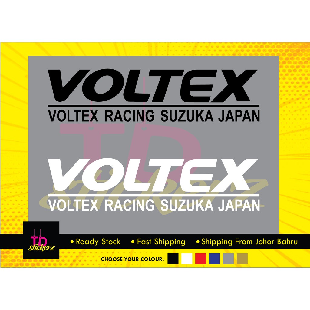 VOLTEX DECAL LOGO STICKER | Shopee Malaysia