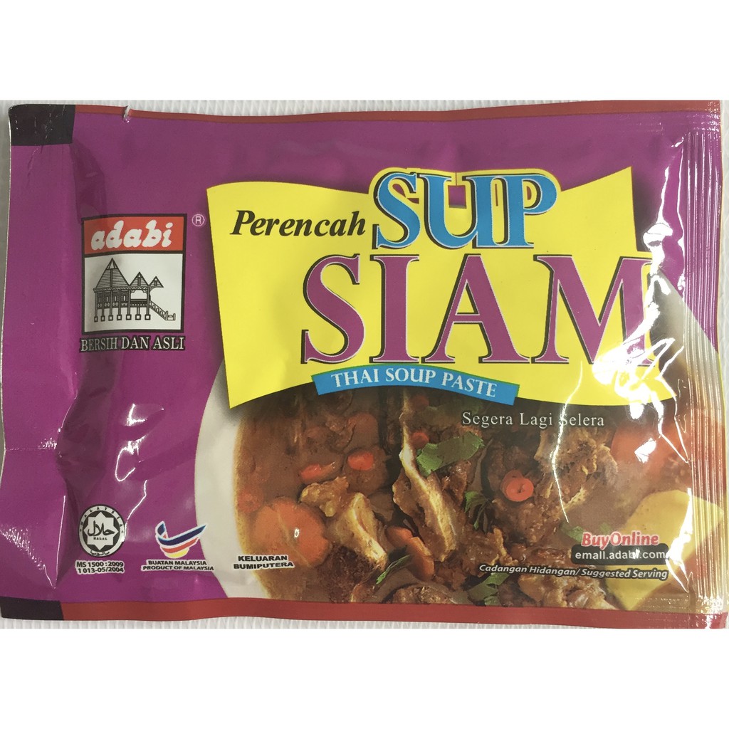 ADABI PERENCAH SUP SIAM 40G | Shopee Malaysia