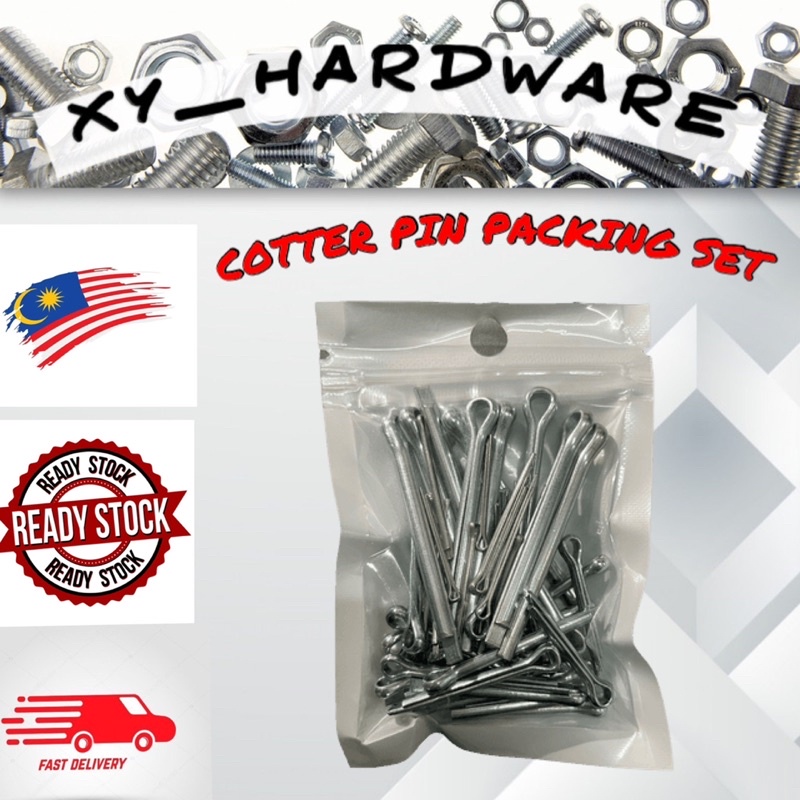 Cotter Pin Packing Mix Set Cotter Pin Fasterner Pin | Shopee Malaysia