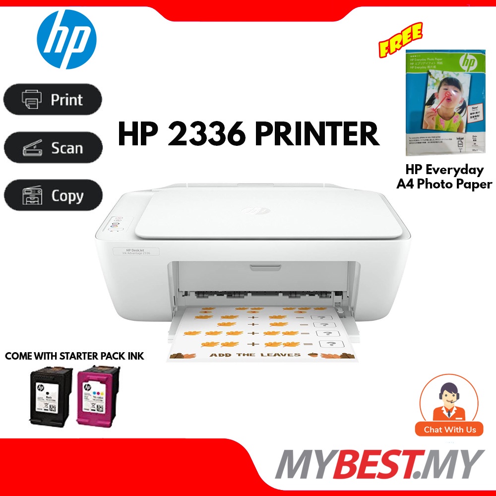 HP Deskjet Ink Advantage 2336 All-in-one Printer | Shopee Malaysia