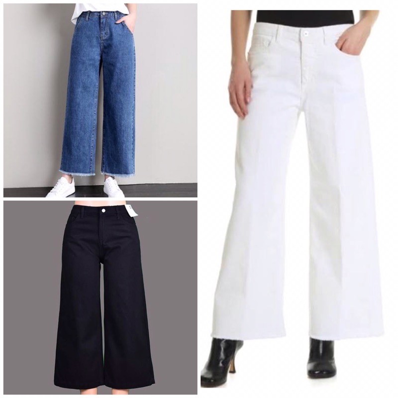 New Arrival Brend New Denim Plazo.korean Style.100% Denim Jeans ...