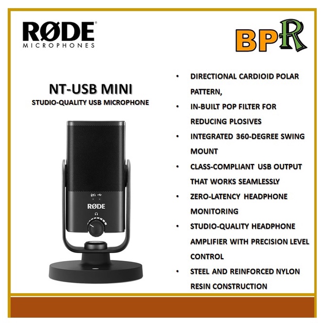Rode NT-USB/NTUSB Mini USB Microphone | Shopee Malaysia