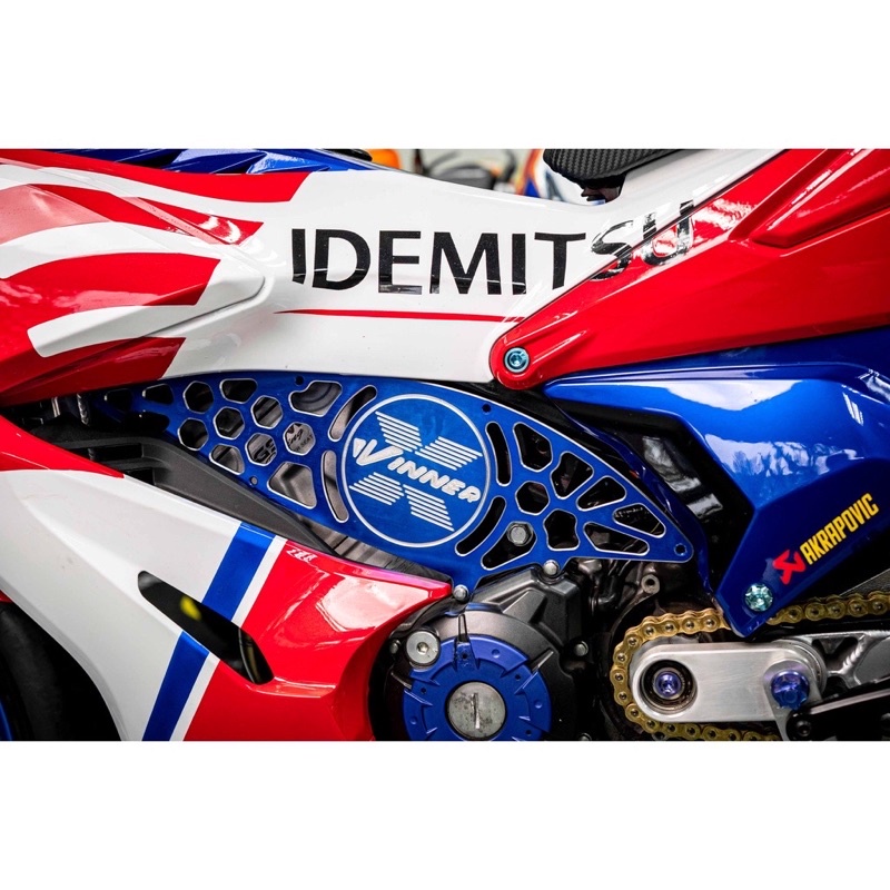 Side Engine Cover Alloy CNC For Winner X / HONDA RSX RS-X 150 Crash Bar ...