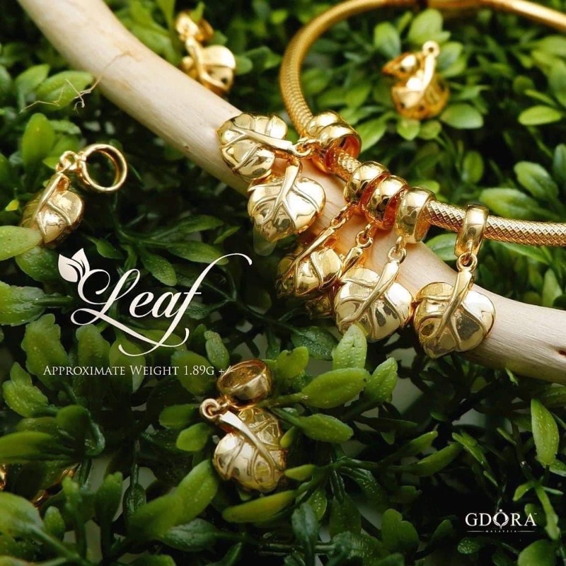 Niza Dora Gold Gdora Leaf Dangle | Shopee Malaysia