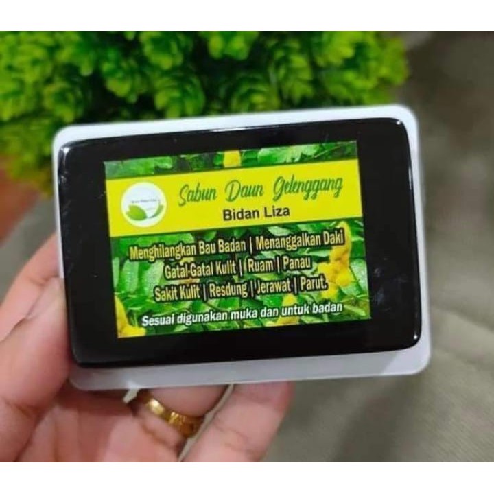 SABUN DAUN GELENGGANG masalah kulit / gatal-gatal / panas / ruam/ kurap ...