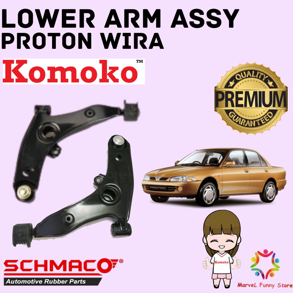 Proton wira 1.3 / 1.5 / 1.6 / 1.8 100% original schmaco front lower arm ...