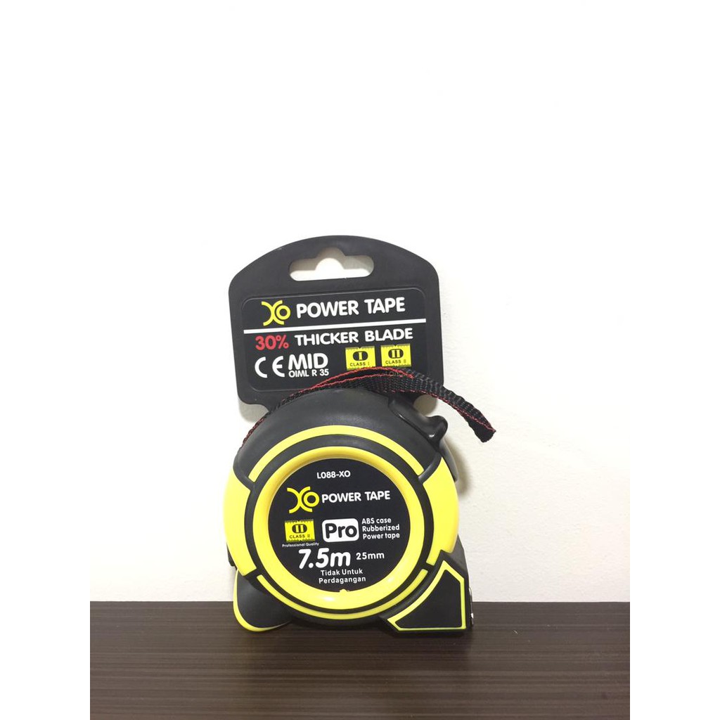 XO POWER measuring tape 7.5m (25mm) L088-xo (rubber protection case ...