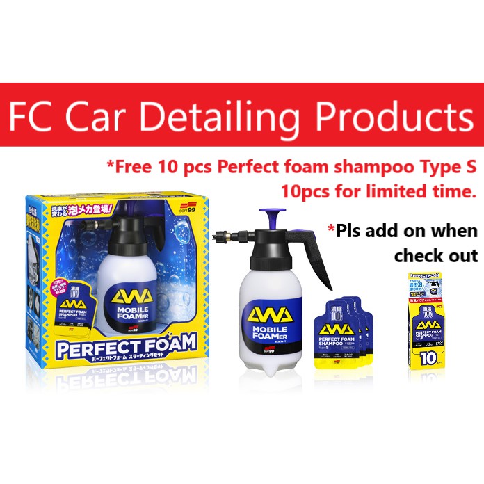Soft99 / Soft 99 Perfect foam starter kit | Car Wash Shampoo | Snow ...