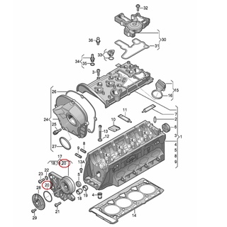 WHT007212B MAGNET O-RING FOR EA888 AUDI A3 A4 A5 A6 Q3 Q5 TT MK2 VW EOS ...