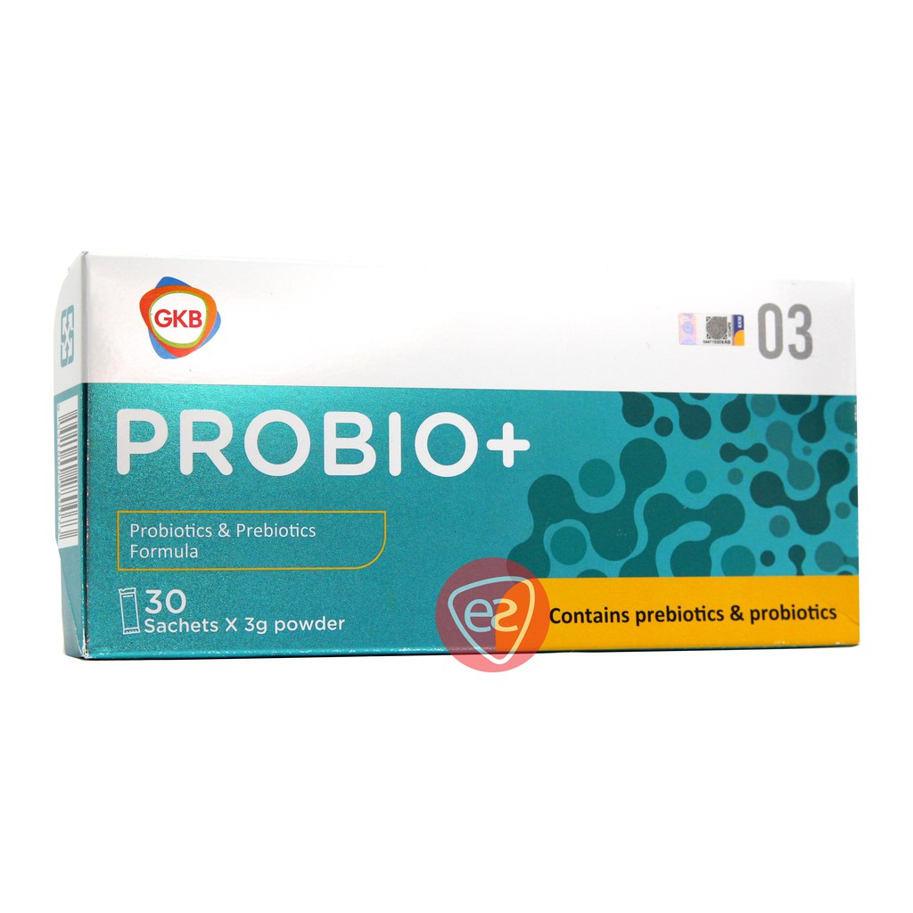 GKB PROBIO+ (PROBIOTICS & PREBIOTICS FORMULA) 3G SACHET 30S | Shopee ...