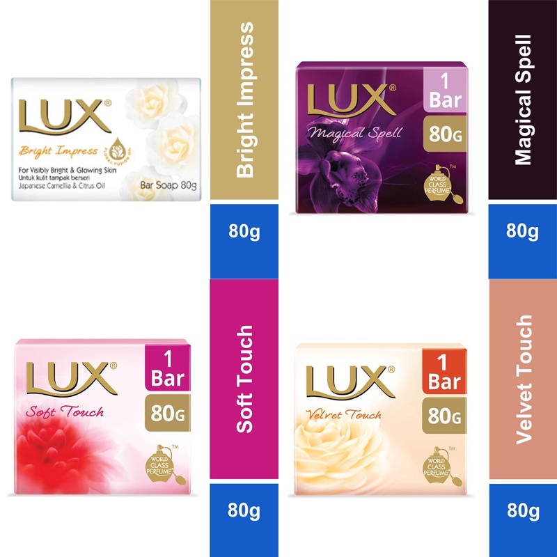 Lux Beauty Bar Soap Sabun 80g | Shopee Malaysia