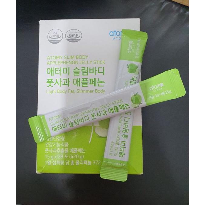 Atomy Slim Body Applephenon Jelly Stick (28 sticks per box) | Shopee ...