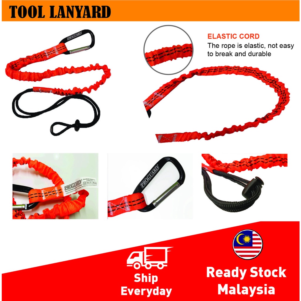 SAFETY TOOL SPRING LANYARD (FAST DELIVERY) | Shopee Malaysia