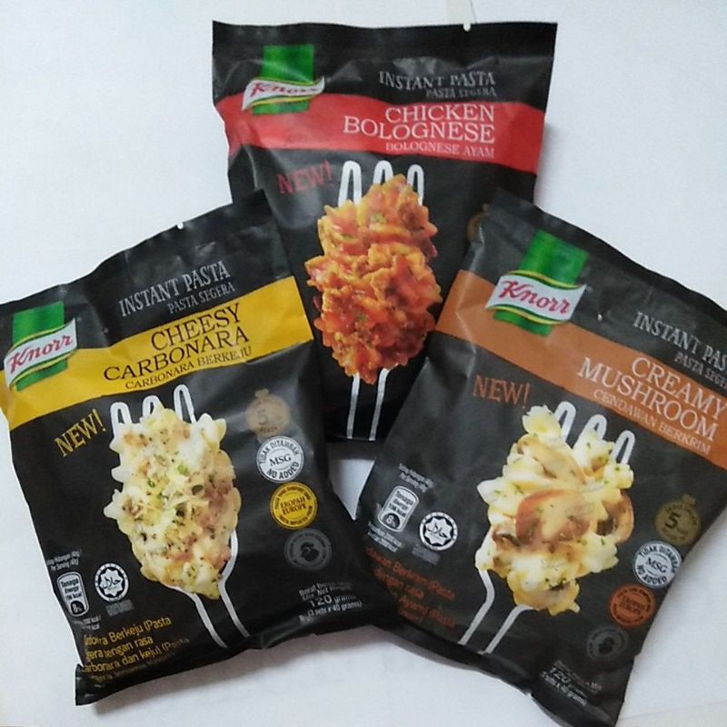 Knorr INSTANT PASTA (120 grams) | Shopee Malaysia