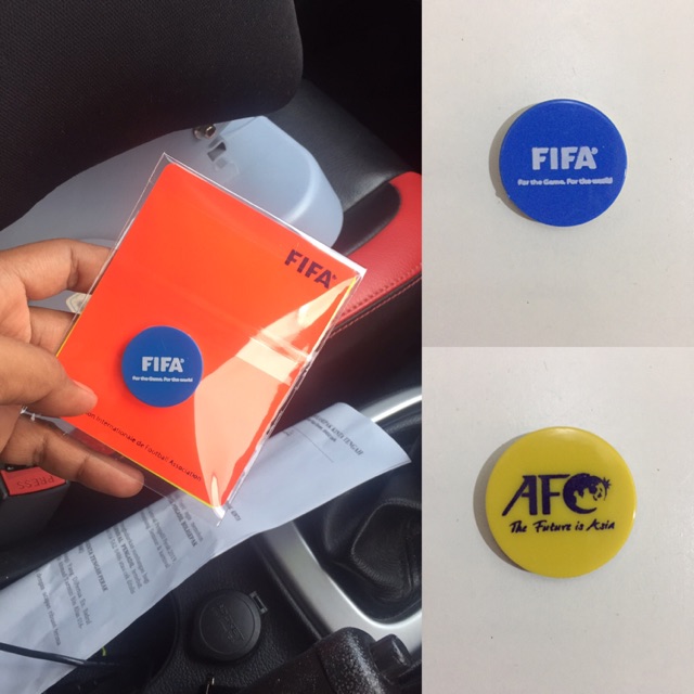 REFEREE CARD WITH AFC/FIFA COIN | Shopee Malaysia