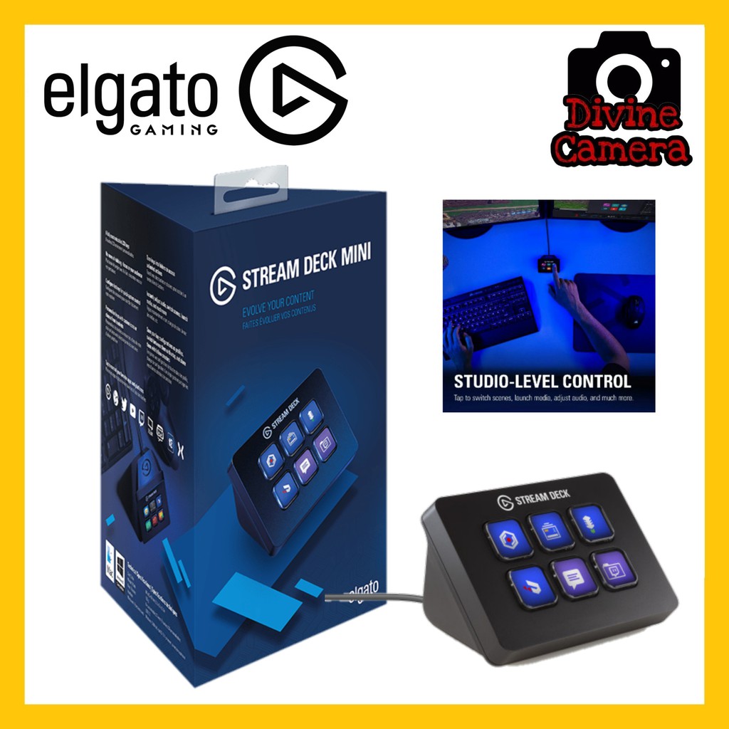 Corsair Elgato StreamDeck Mini (6 Keys LCD) 10GAI9901 | Shopee Malaysia
