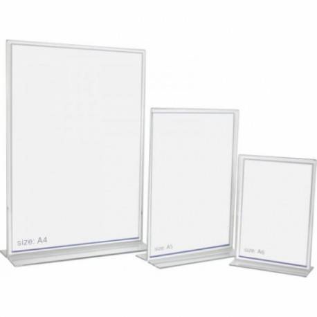 Transparent acrylic card stand for A4 . This item can be used to ...