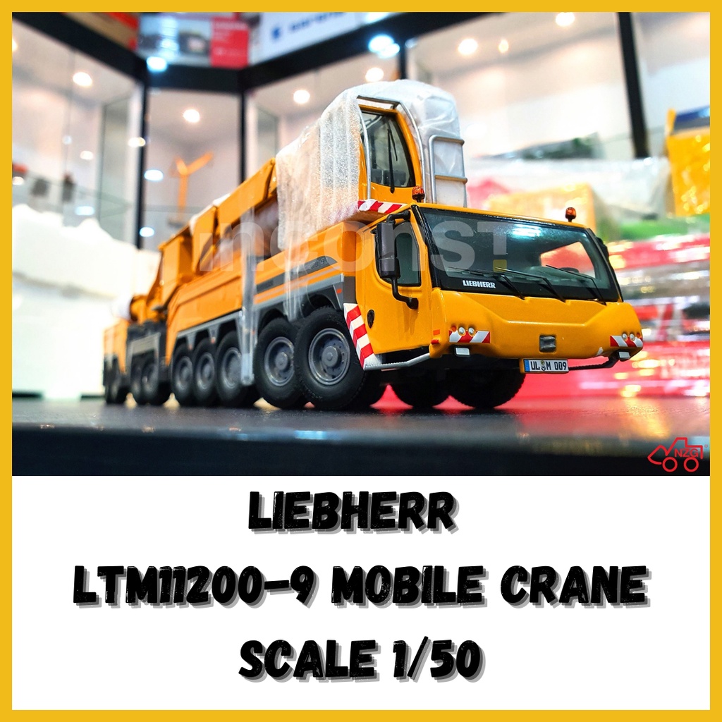 NZG | Liebherr LTM 11200-9.1 Mobile Crane Model Diecast Scale 1/50 ...