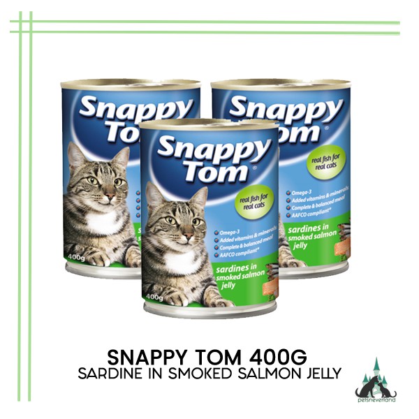 SNAPPY TOM SARDINE & SMOKED SALMON JELLY 400G | Shopee Malaysia
