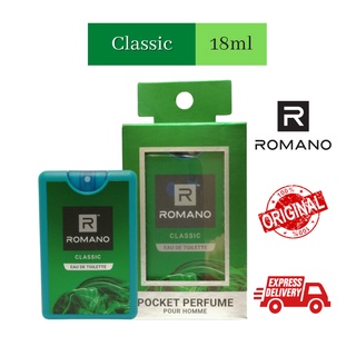 Romano Pocket Perfume EDT Classic / Force (18ml) | Shopee Malaysia