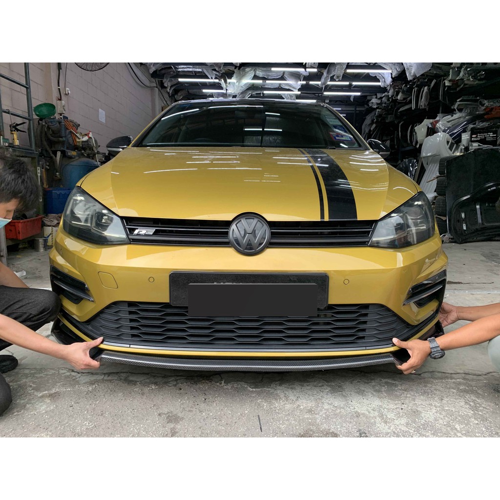 Volkwagen Golf MK7.5 R Carbon Fiber Front Lip | Shopee Malaysia